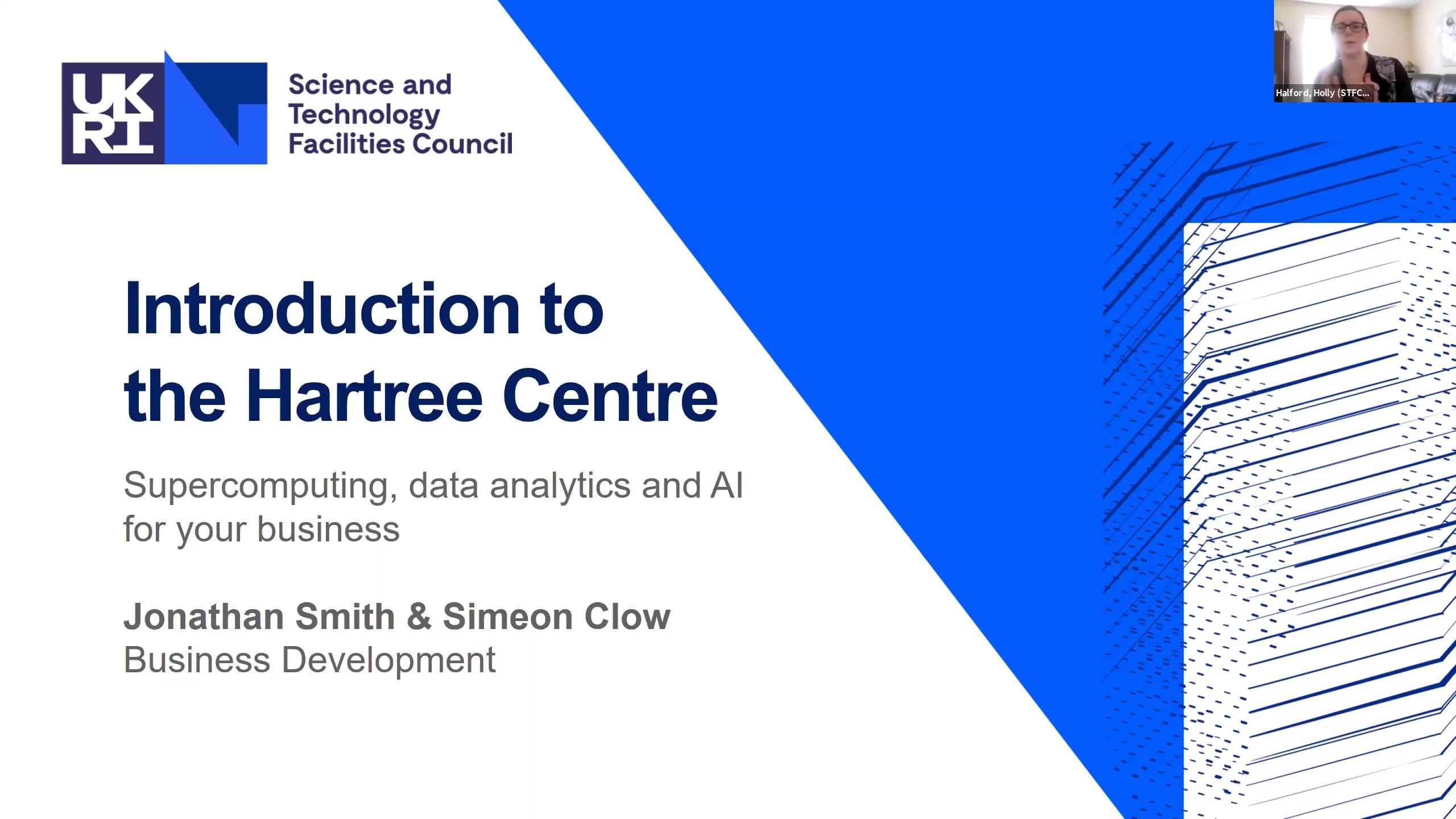 Introduction to the Hartree Centre